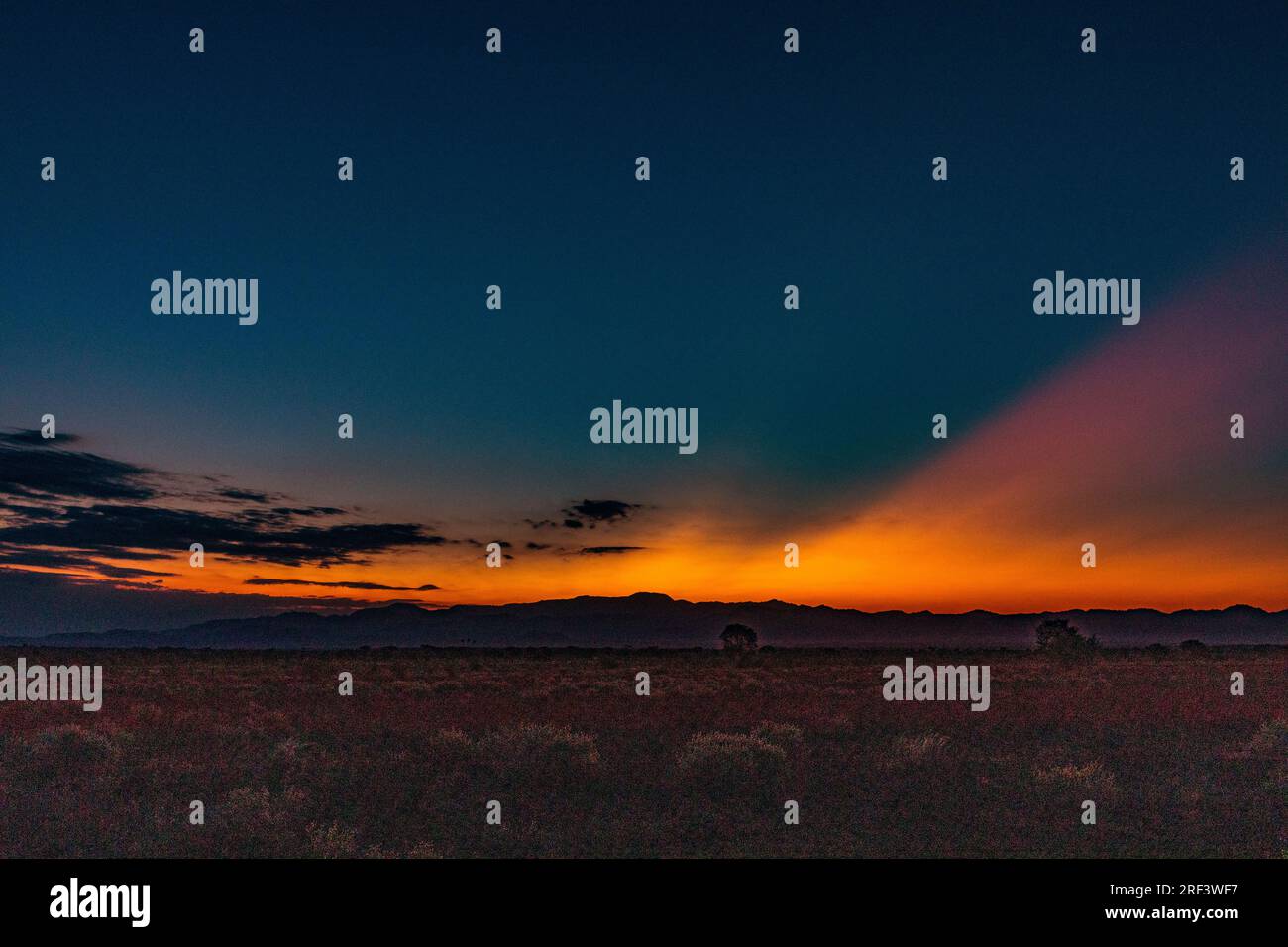 Sunset Sun downer magical Kenyan East African in Meru National Park has ...