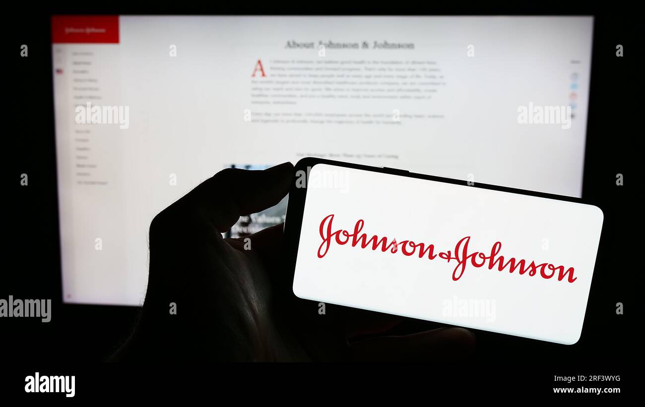 Johnson and johnson logo hi-res stock photography and images - Alamy