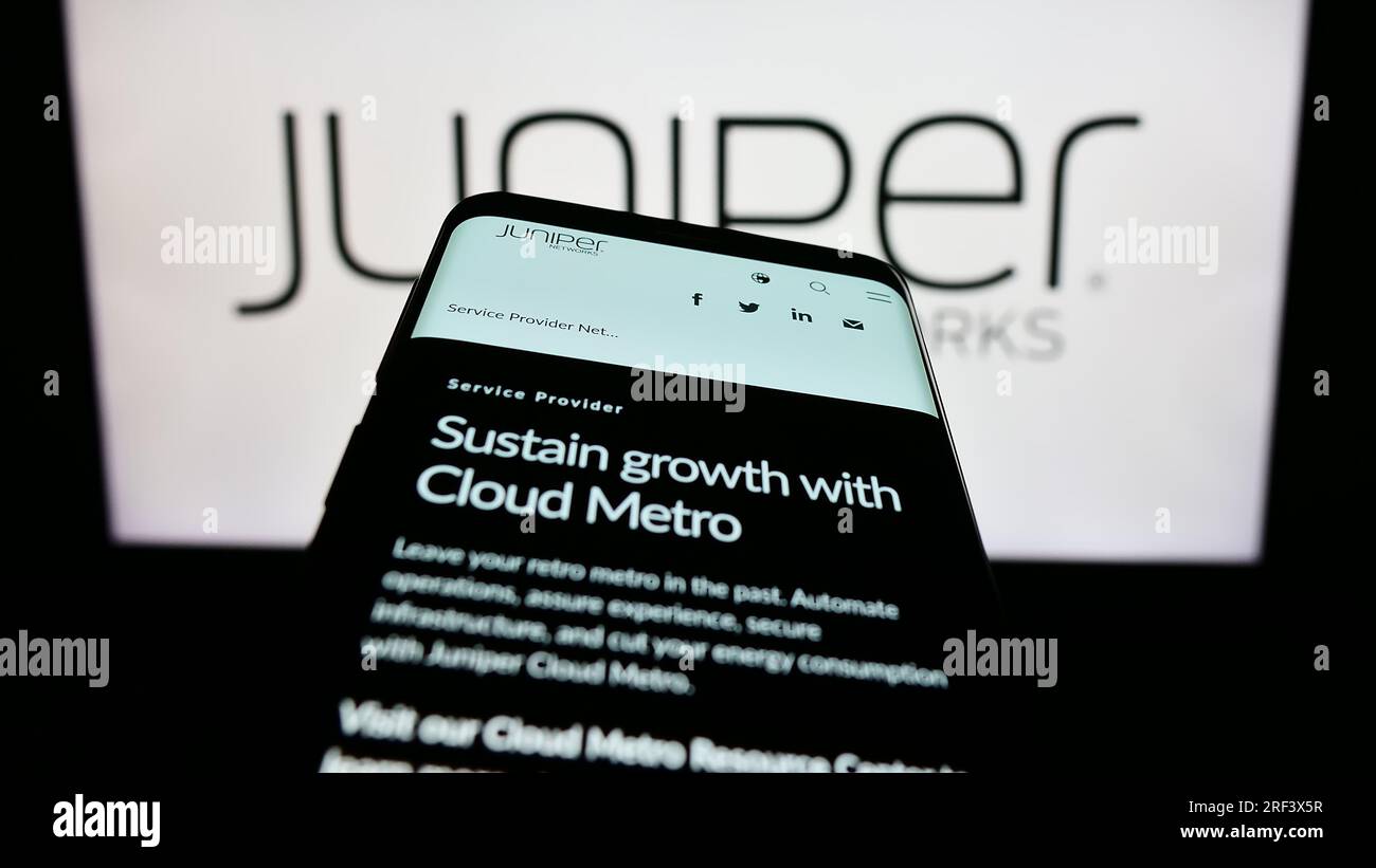 Juniper networks logo hi-res stock photography and images - Alamy