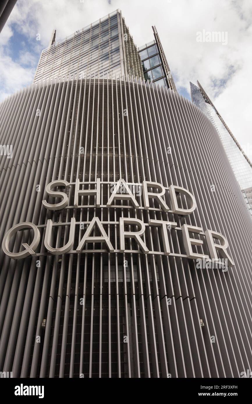 The Shard Quarter near the skyscraper of the same name which was ...