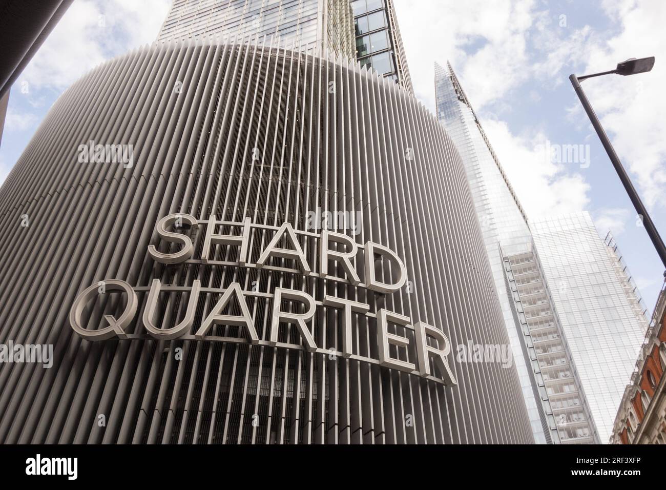 The Shard Quarter near the skyscraper of the same name which was ...