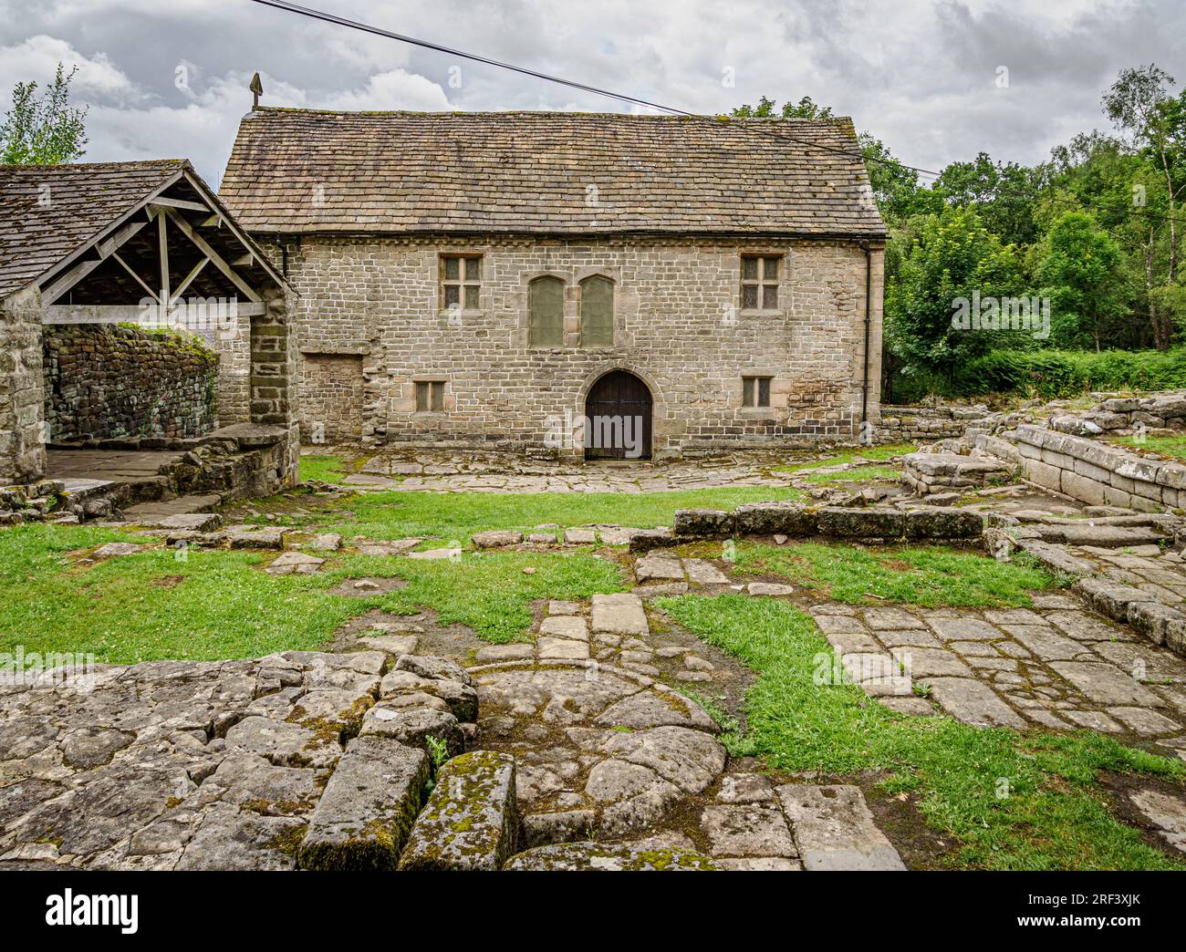 Padley Chapel on the site of the remains of Padley Hall near ...