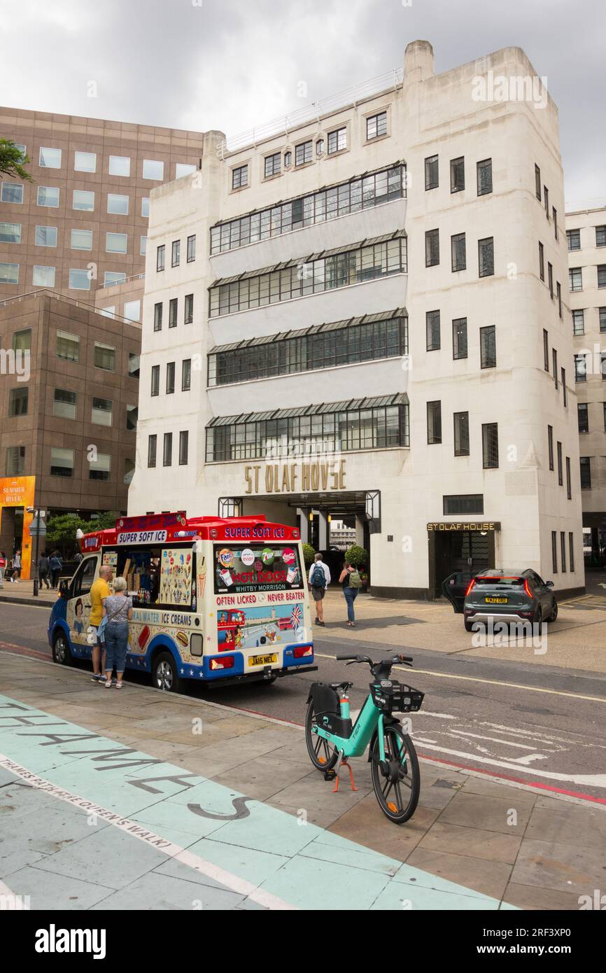 The Art Deco St Olaf House, London Bridge Hospital, Hay's Wharf, Tooley ...