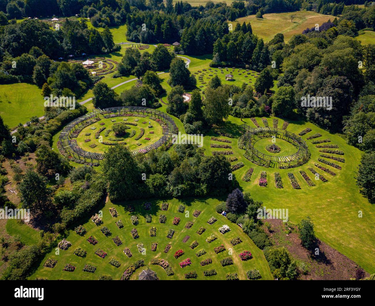 The Rose Gardens at Lady Dixon Park, Malone Road, Belfast, Northern ...