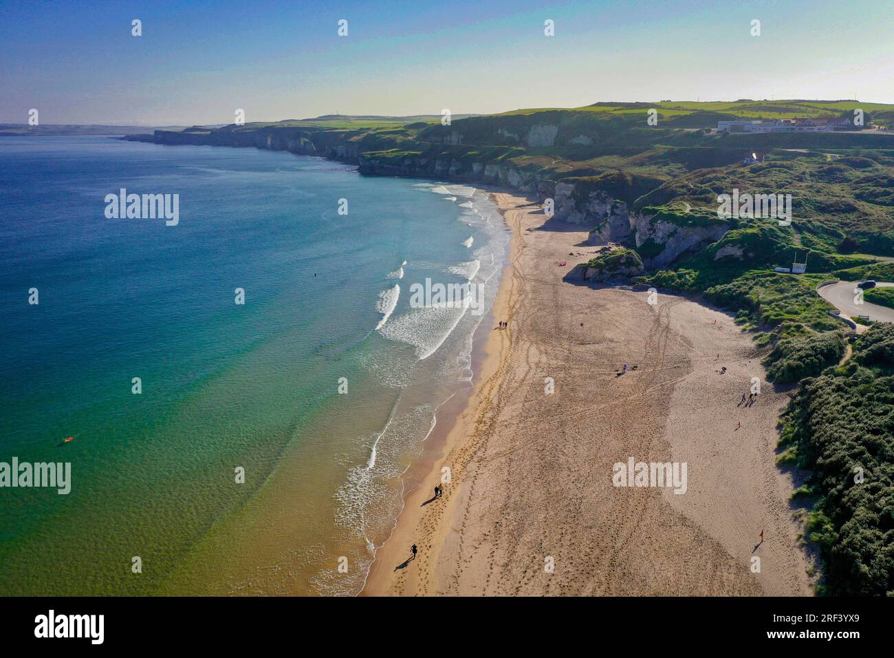 Whiterocks Strand, Portrush, County Antrim, Northern Ireland Stock ...