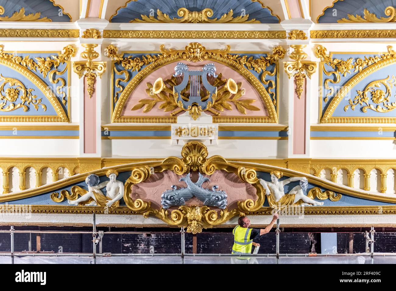 Brighton, July 21st 2023: The interior restoration of Brighton's ...