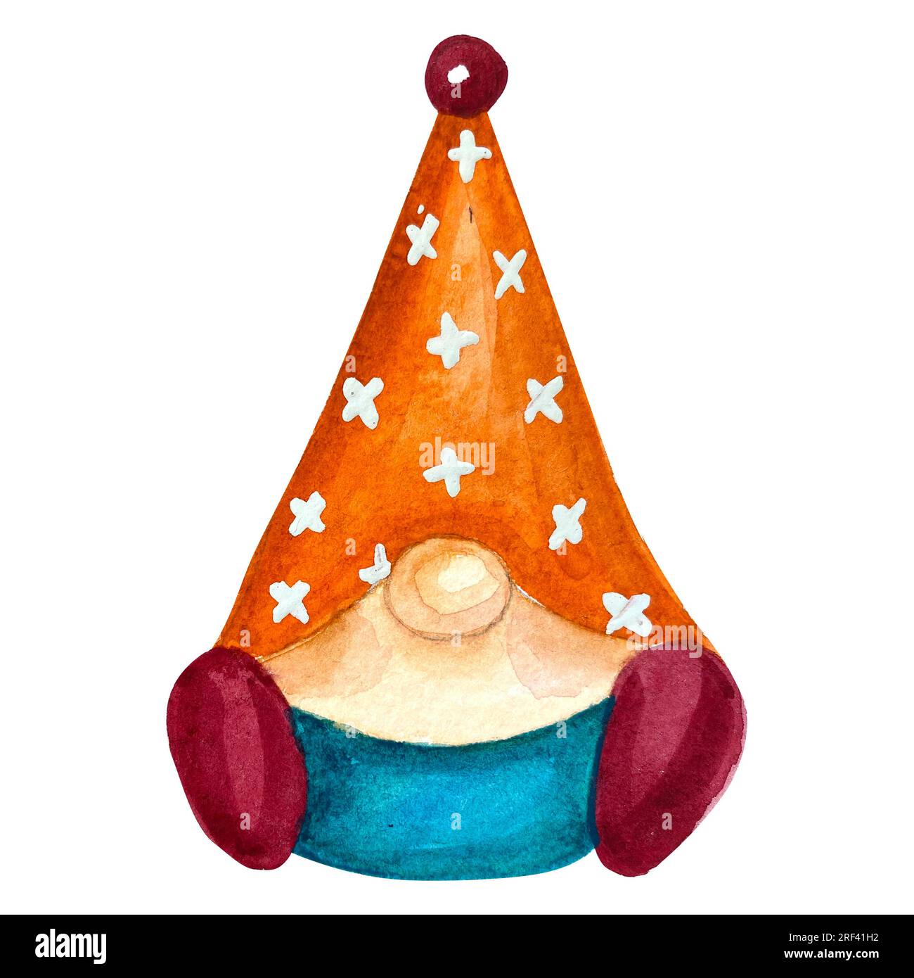 Gnome family back to school illustration watercolor clip art set Stock ...