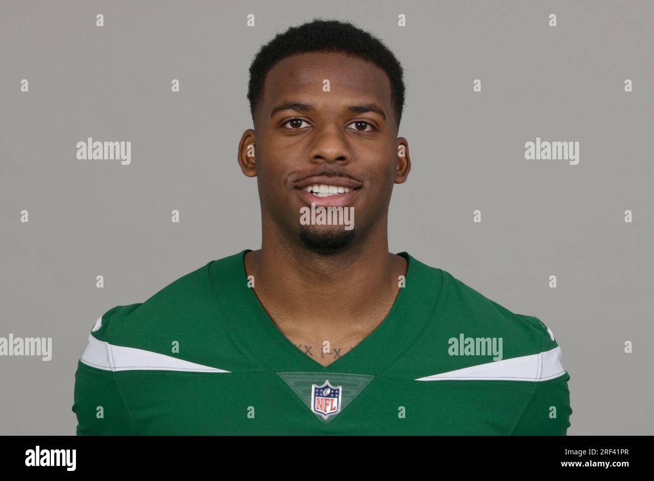 This is a 2023 photo of Jarrick Bernard-Converse of the New York Jets ...