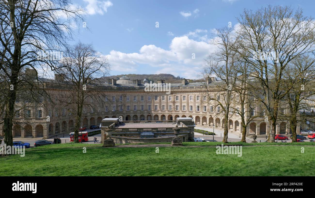 The Crescent, a 5-star spa hotel. Buxton, Borough of High Peak ...