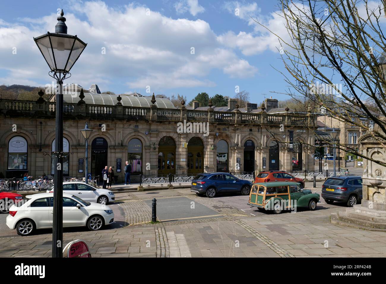 the old Buxton Baths building now houses the Cavendish Shopping Centre ...