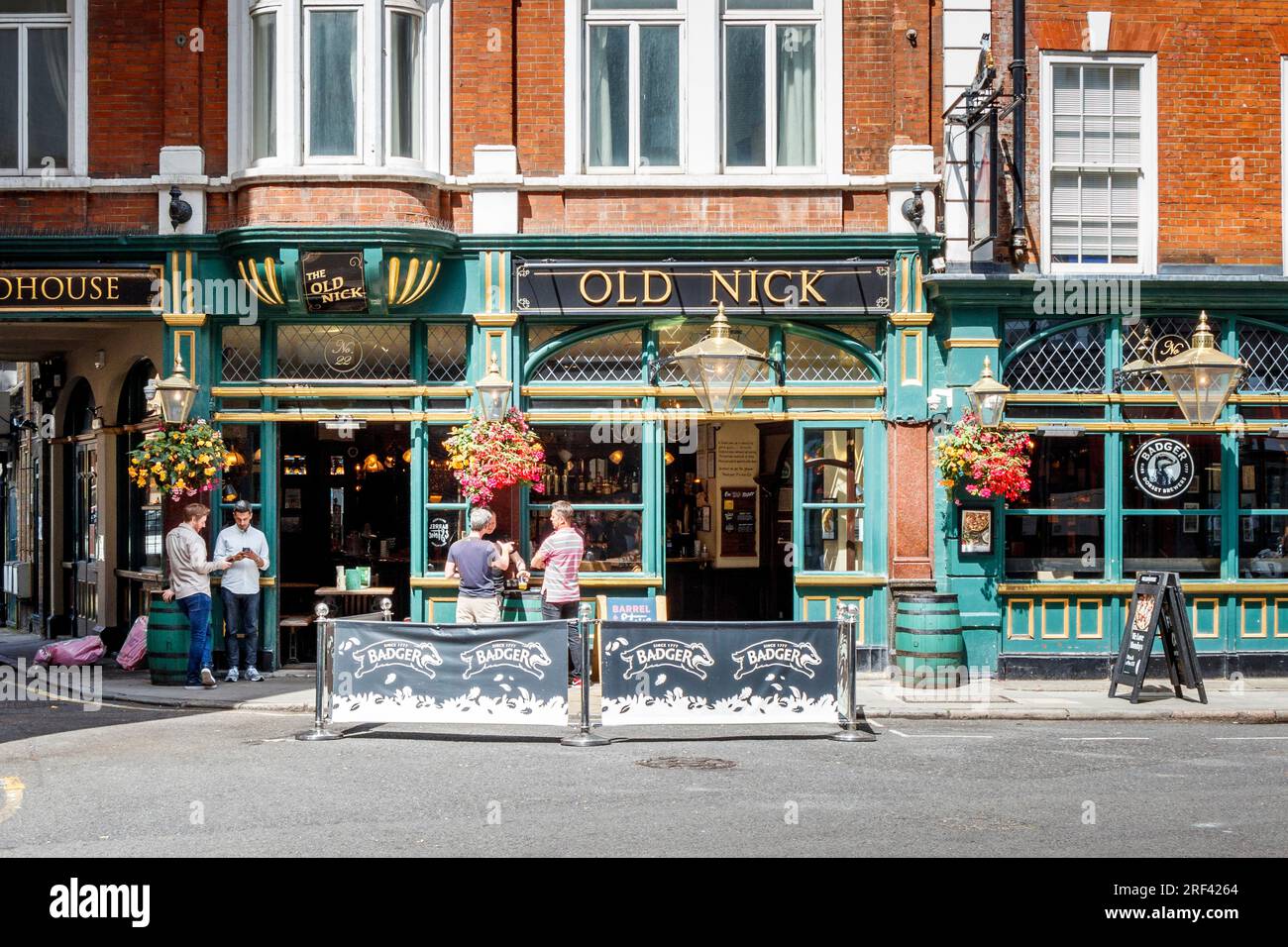 The Old Nick public house, Three Cups Yard, Sandland Street in Holborn ...
