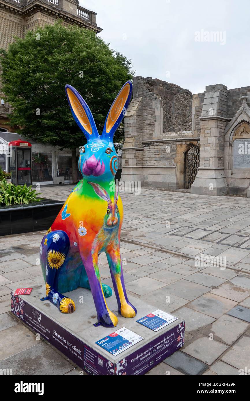 Hares of Hampshire Art trail Southampton England 2022, the Murray ...