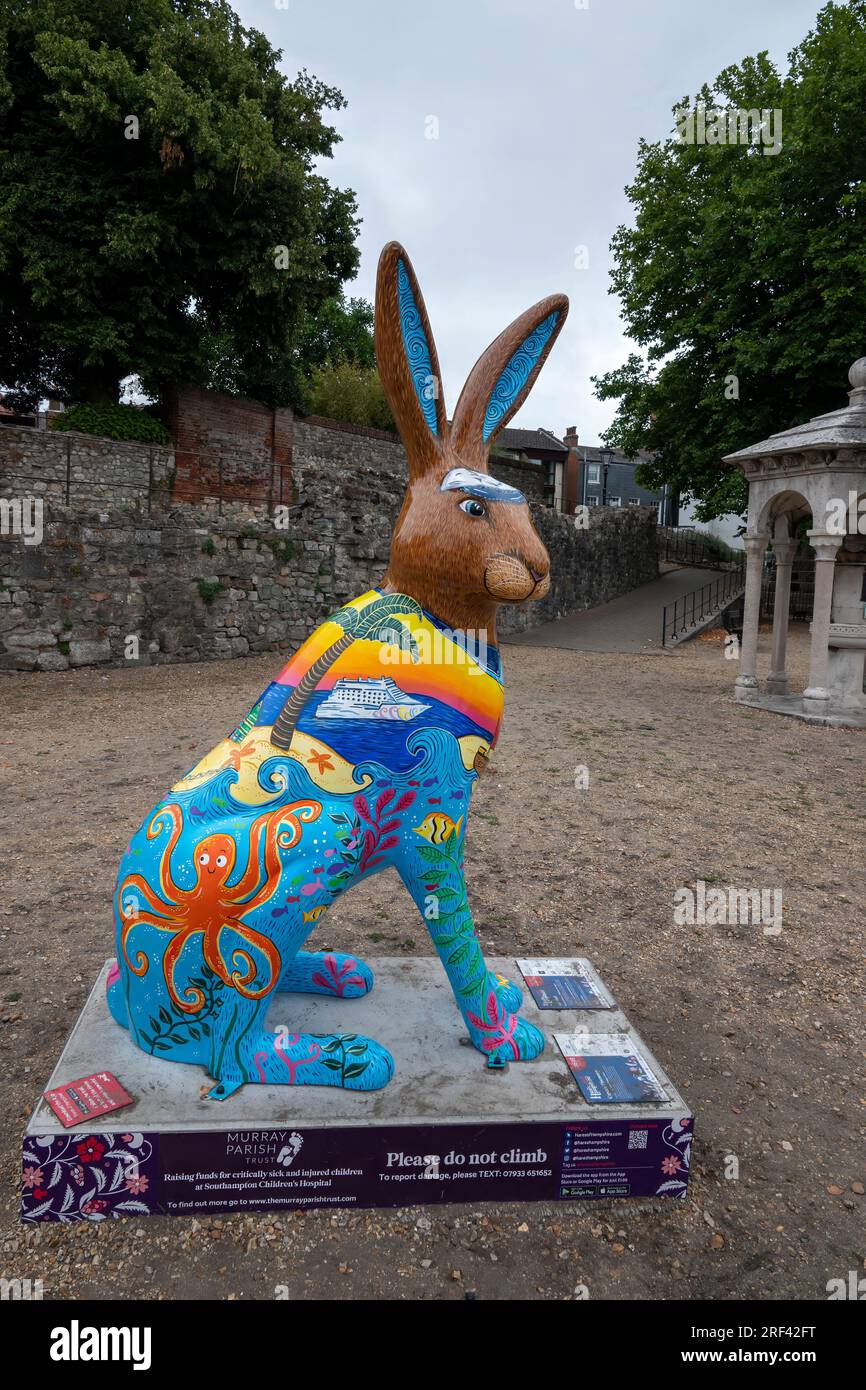 Hares of Hampshire Art trail Southampton England 2022, the Murray ...