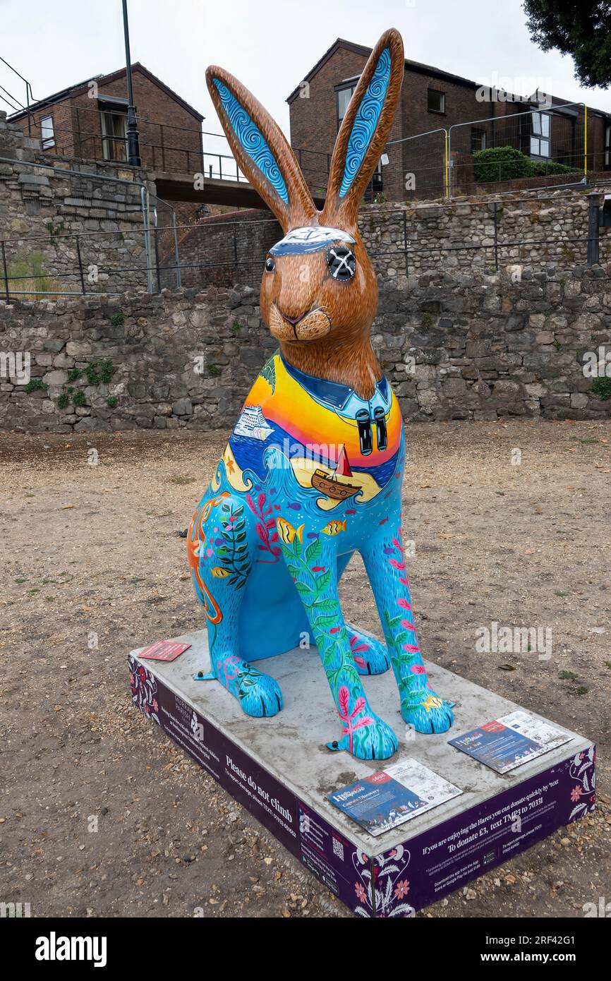 Hares of Hampshire Art trail Southampton England 2022, the Murray ...