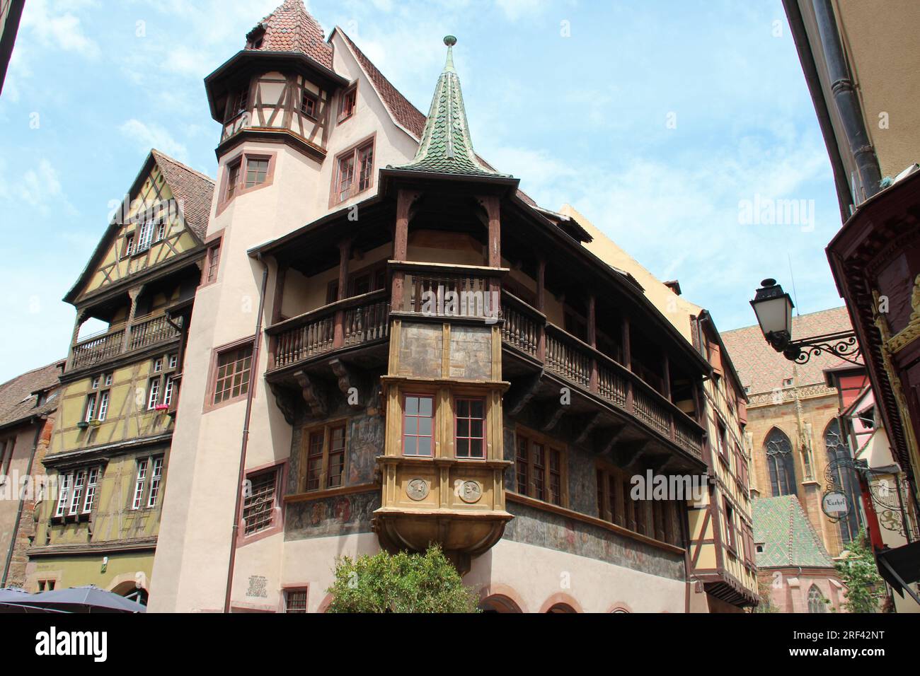 renaissance house (pfister house) in colmar in alsace (france Stock ...
