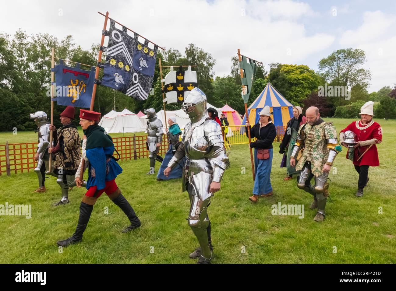 England, Kent, Maidstone, Leeds, Leeds Castle, Medieval Festival ...