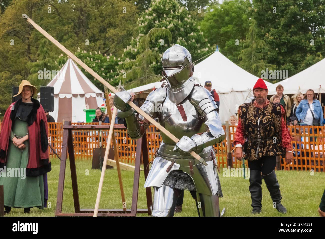 England, Kent, Maidstone, Leeds, Leeds Castle, Medieval Festival, Foot ...