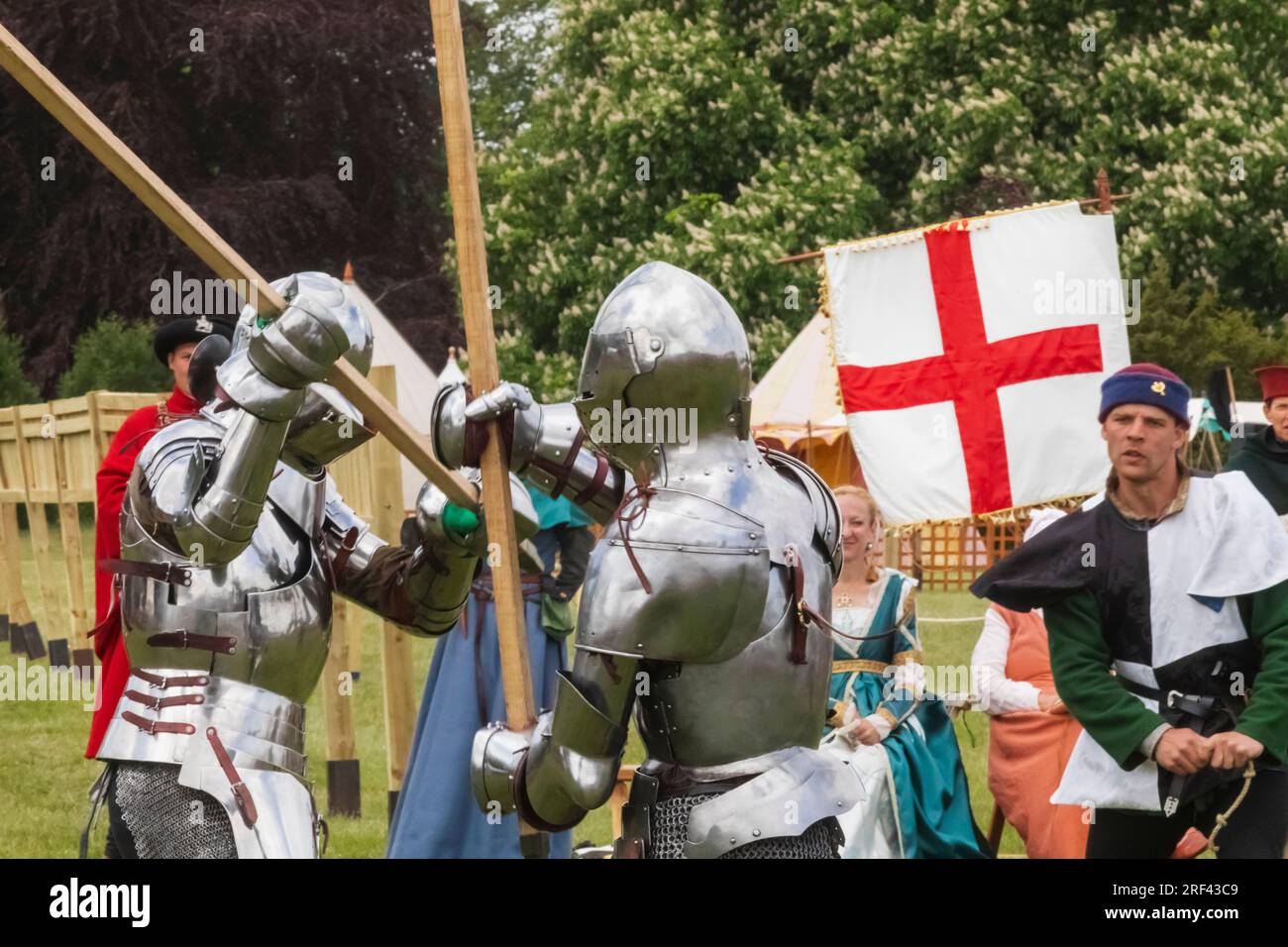 England, Kent, Maidstone, Leeds, Leeds Castle, Medieval Festival, Foot ...