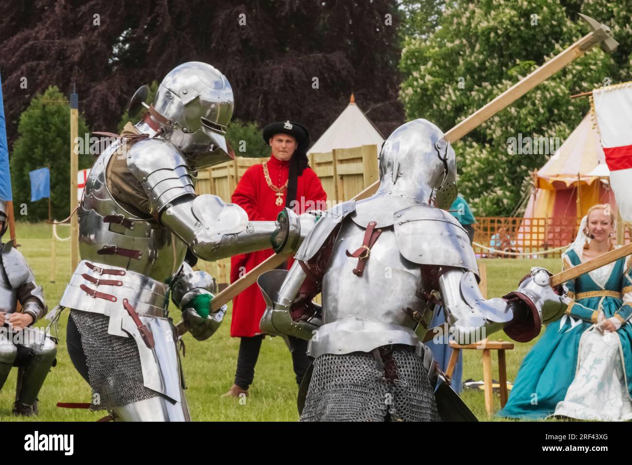 England, Kent, Maidstone, Leeds, Leeds Castle, Medieval Festival, Foot ...
