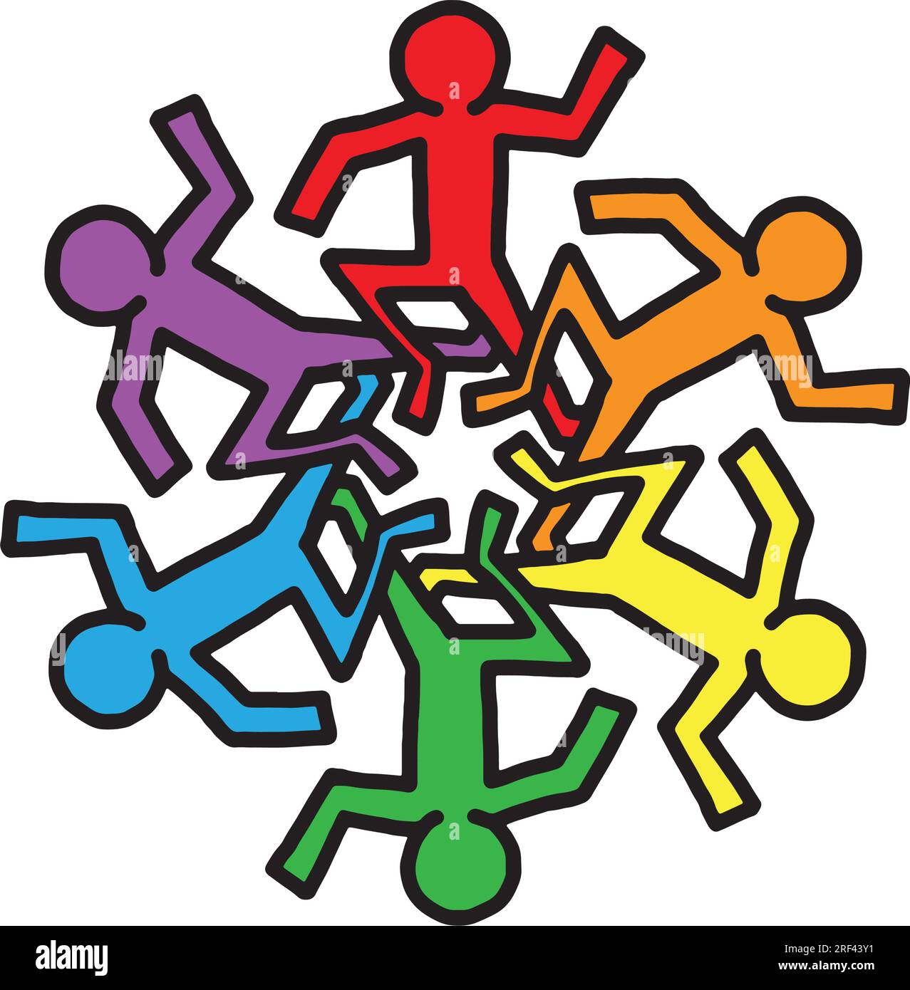 group of people dancing in harmony, embodying inclusivity and ...