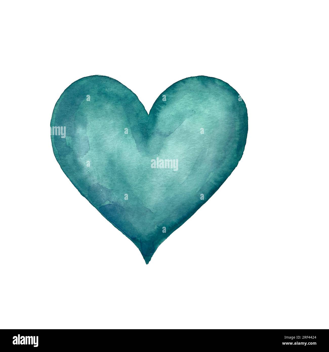 Watercolor hearts, valentine's day red, purple, violet hearts set ...