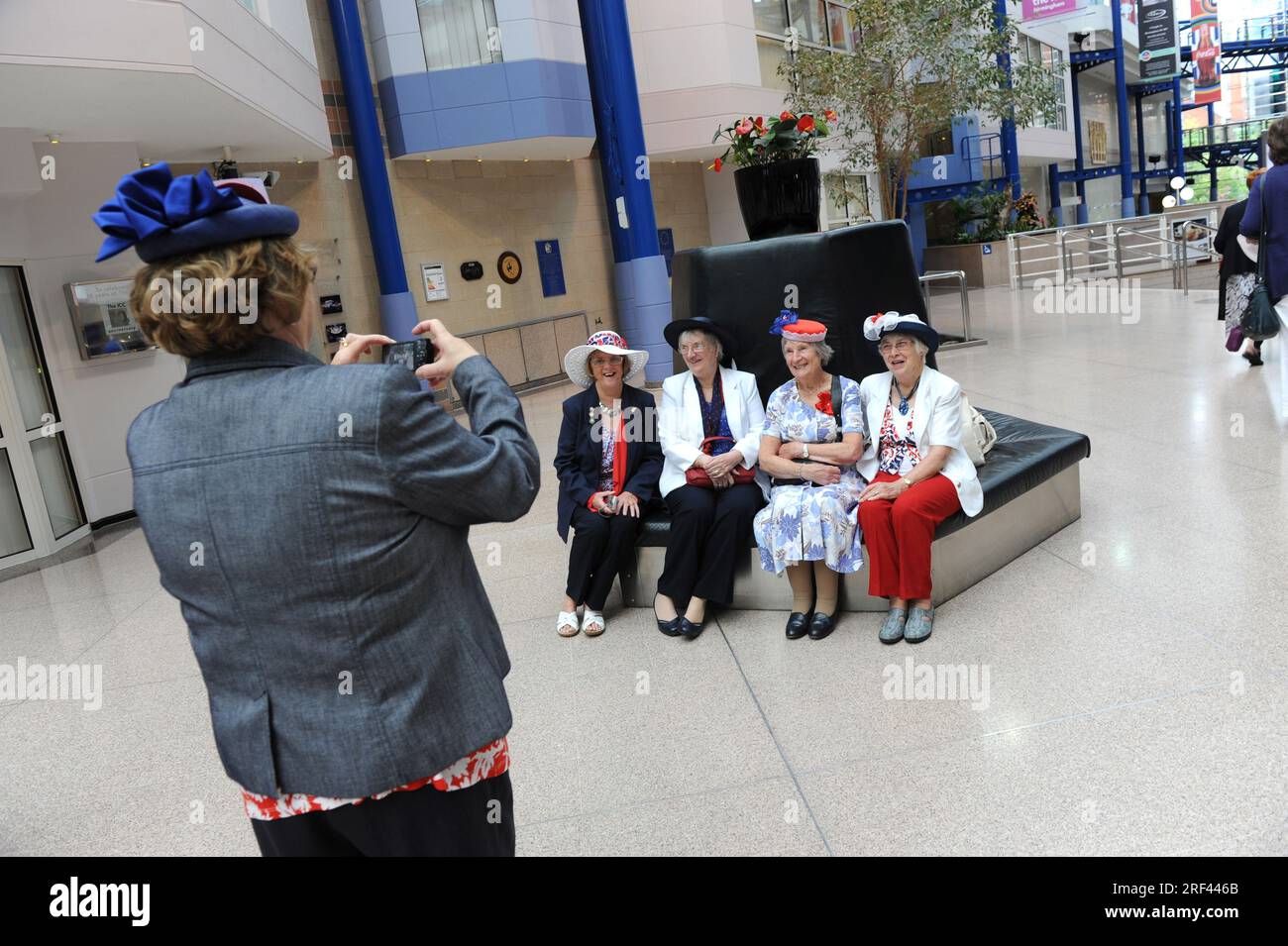 Members of the Townswomen's Guild pose for a picture at their annual ...