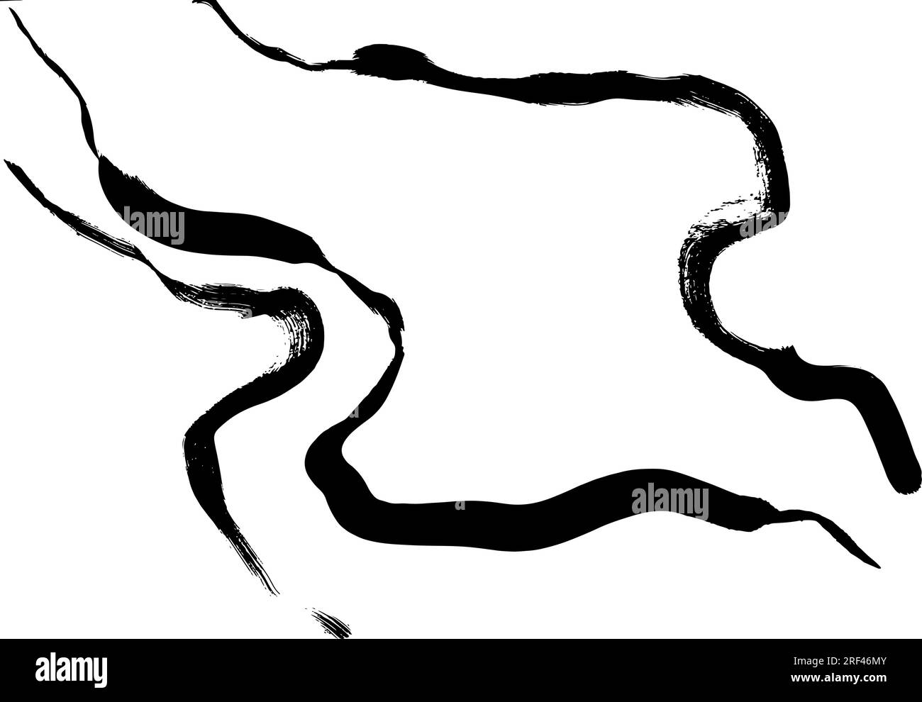 Grunge Ink Dry Brush Free Hand Texture Stock Vector Image & Art - Alamy