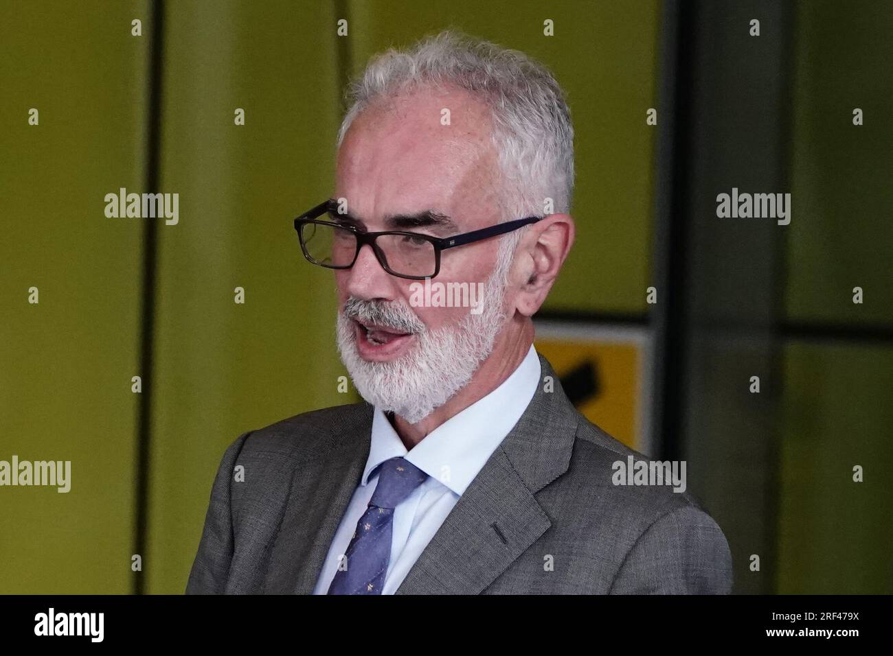 Commander Julian Bennett outside a Metropolitan Police misconduct ...