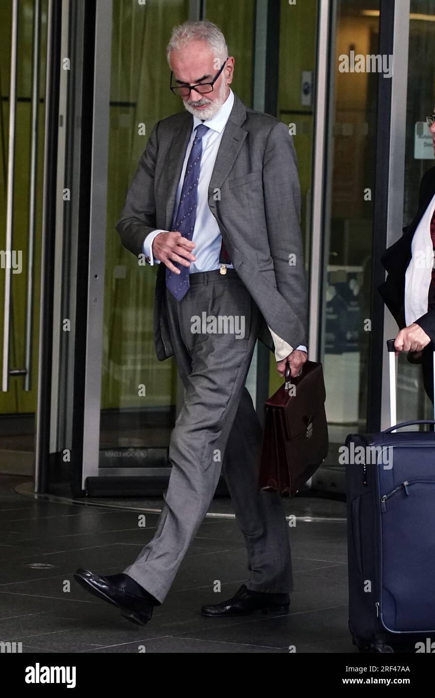 Commander Julian Bennett outside a Metropolitan Police misconduct ...