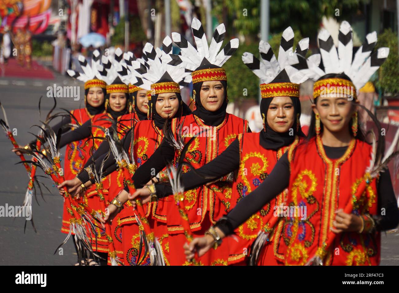 Giring giring dance from central kalimantan. This dance expresses the ...