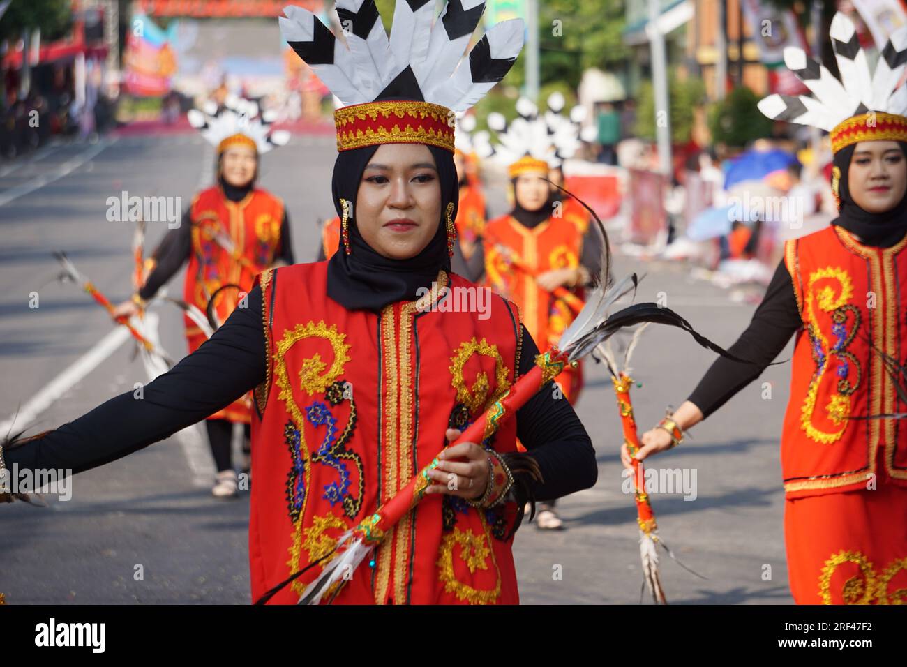 Giring giring dance from central kalimantan. This dance expresses the ...
