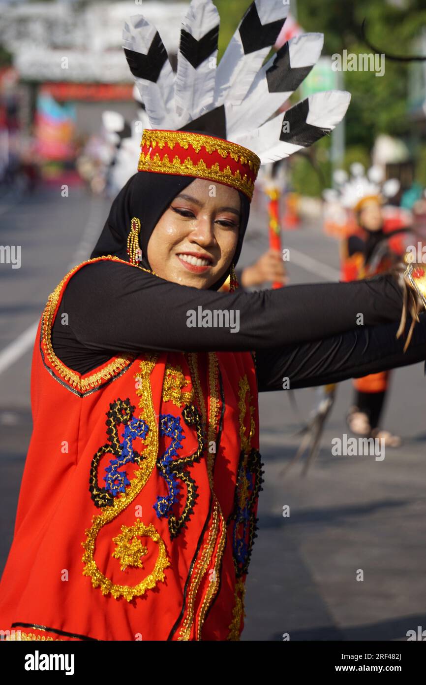 Giring giring dance from central kalimantan. This dance expresses the ...