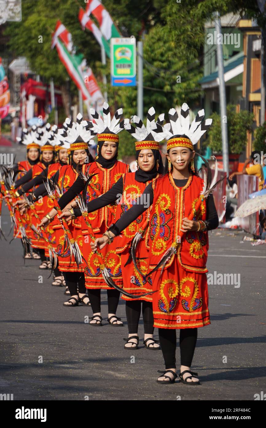 Giring giring dance from central kalimantan. This dance expresses the ...