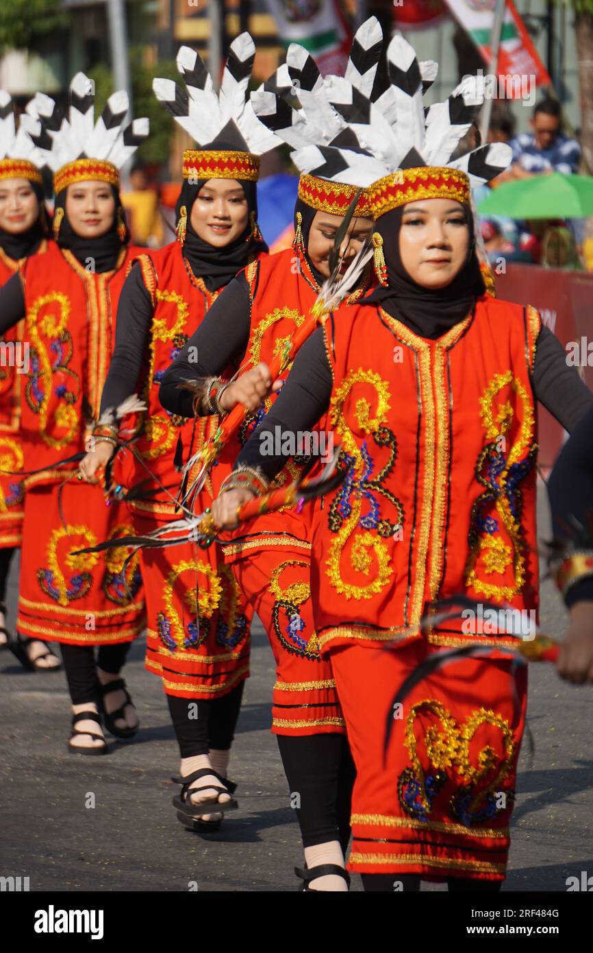 Giring giring dance from central kalimantan. This dance expresses the ...