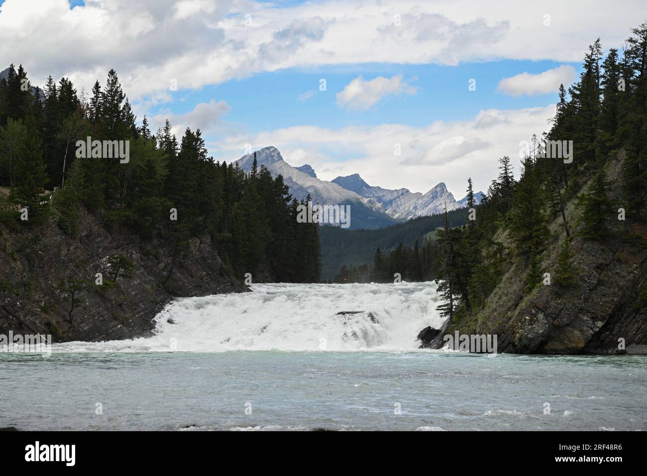 Bow falls, Banff, Alberta, Canada Stock Photo - Alamy