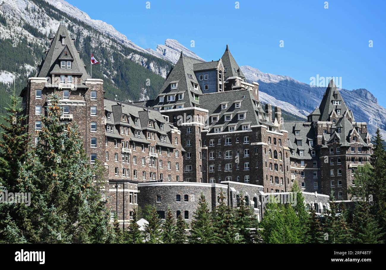 Fairmont Banff Springs Hotel, Banff, Alberta, Canada Stock Photo - Alamy