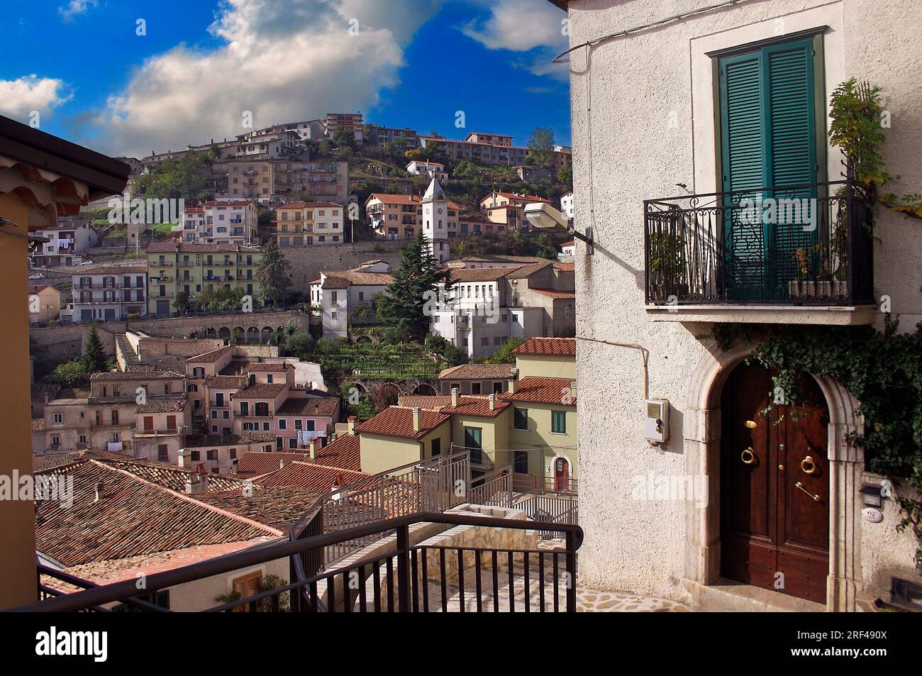 Italy Basilicata Muro Lucano -View Stock Photo - Alamy