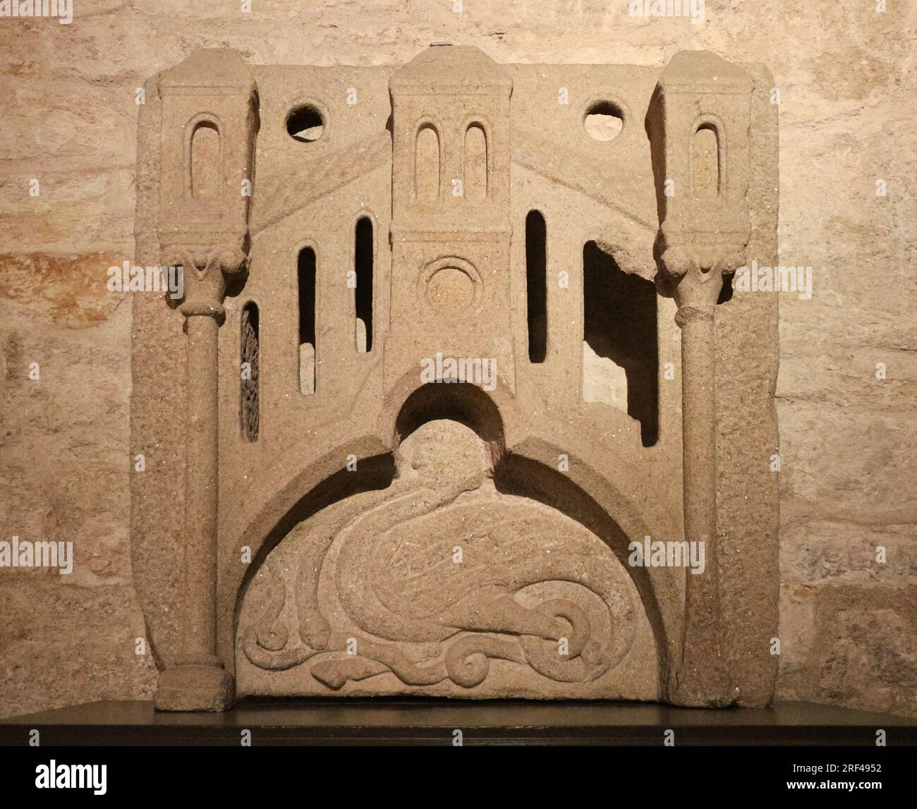 Canopy with mermaid and snake on its legs hi-res stock photography and ...