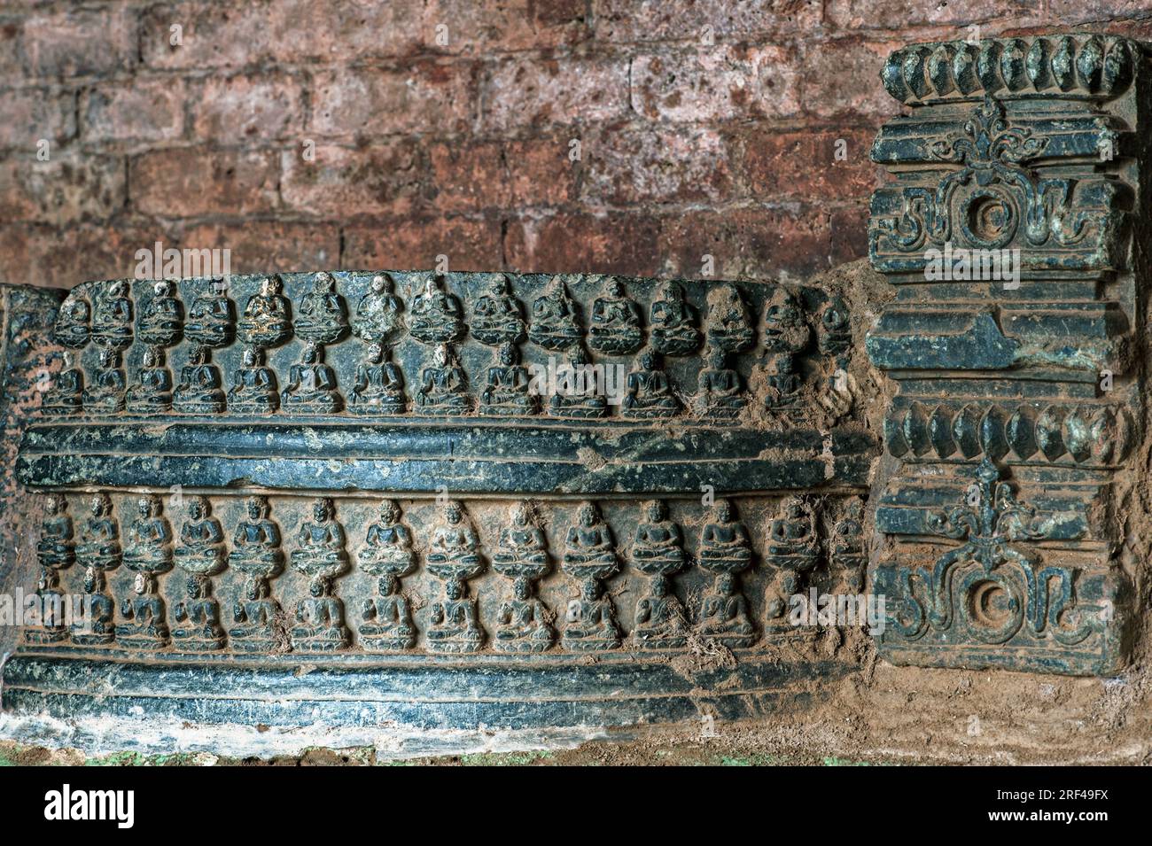 08 26 2008 Vintage ruins of Nalanda Mahavihara Mahavihara, 5th-century ...