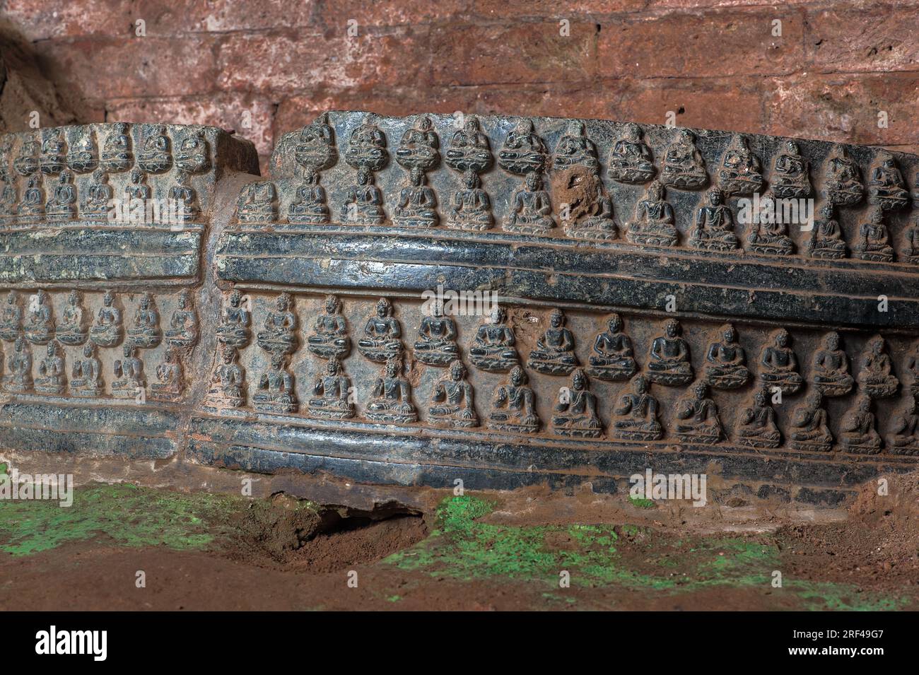 08 26 2008 Vintage ruins of Nalanda Mahavihara Mahavihara, 5th-century ...