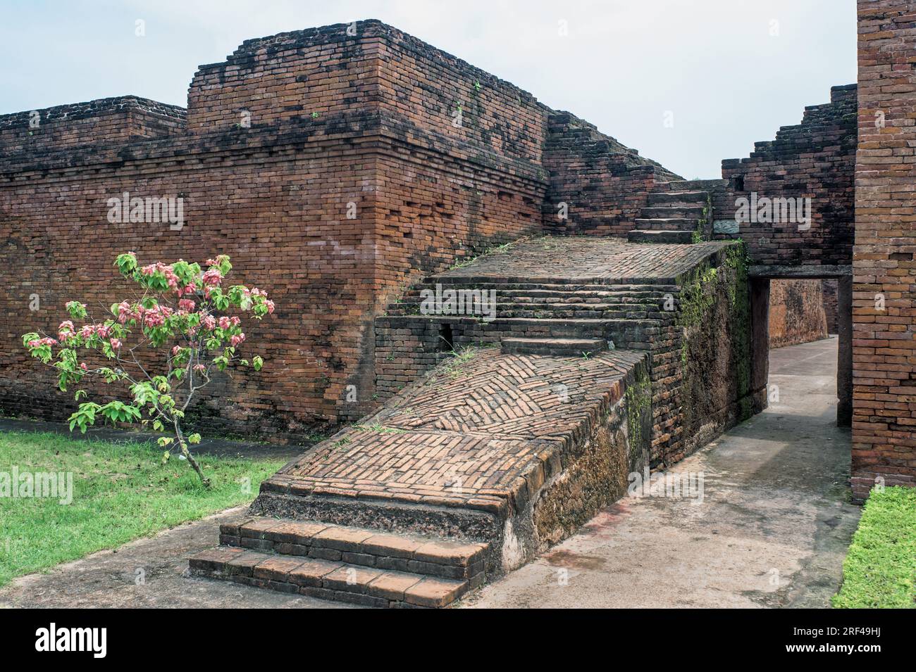 08 26 2008 Vintage ruins of Nalanda Mahavihara Mahavihara, 5th-century ...