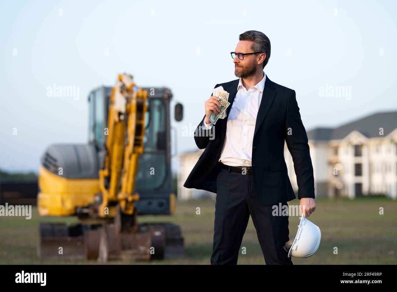 Construction manager in suit hi-res stock photography and images - Alamy