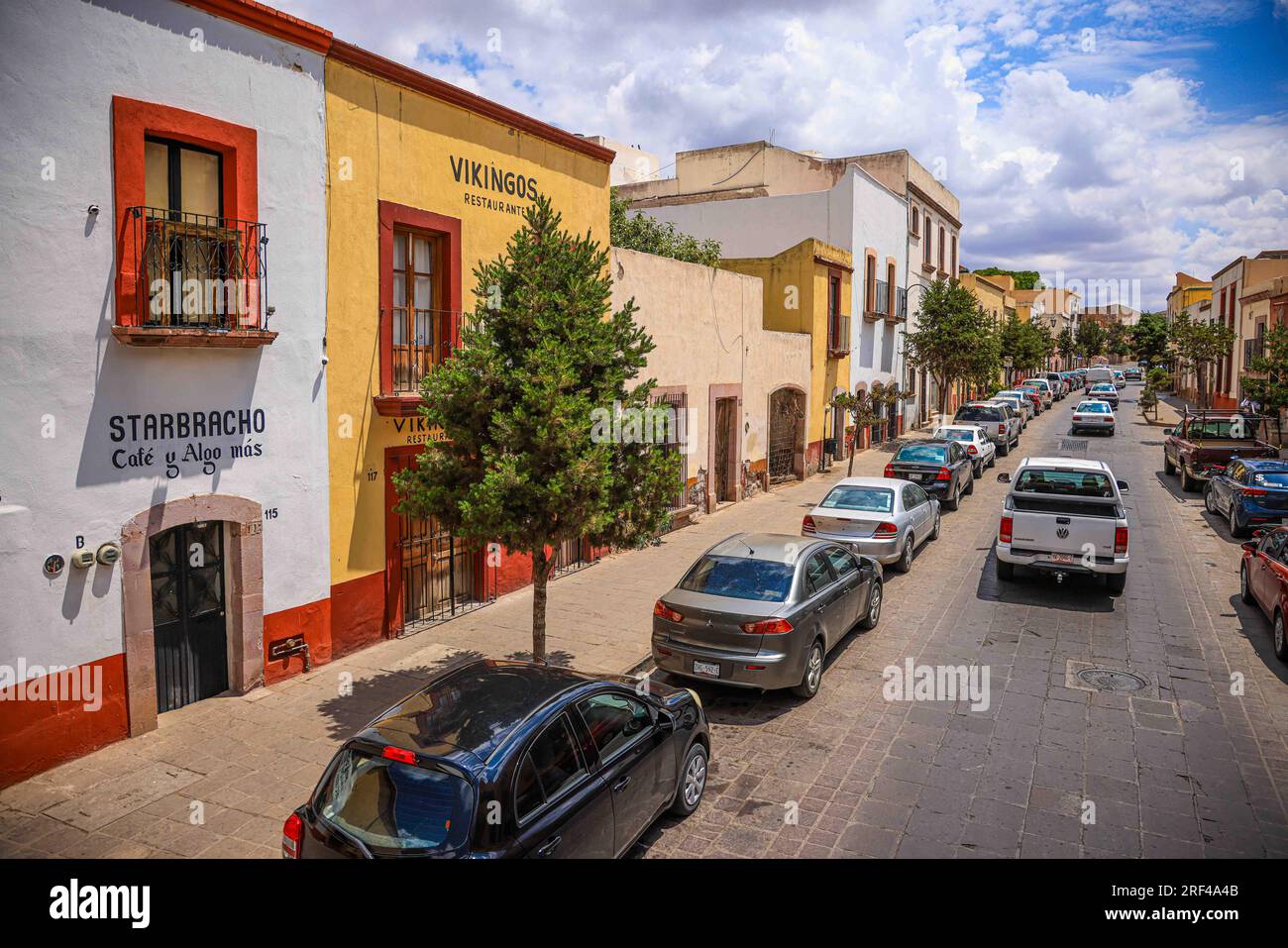 Zacatecas Mexico. Colonial zone of the capital city of the state of ...