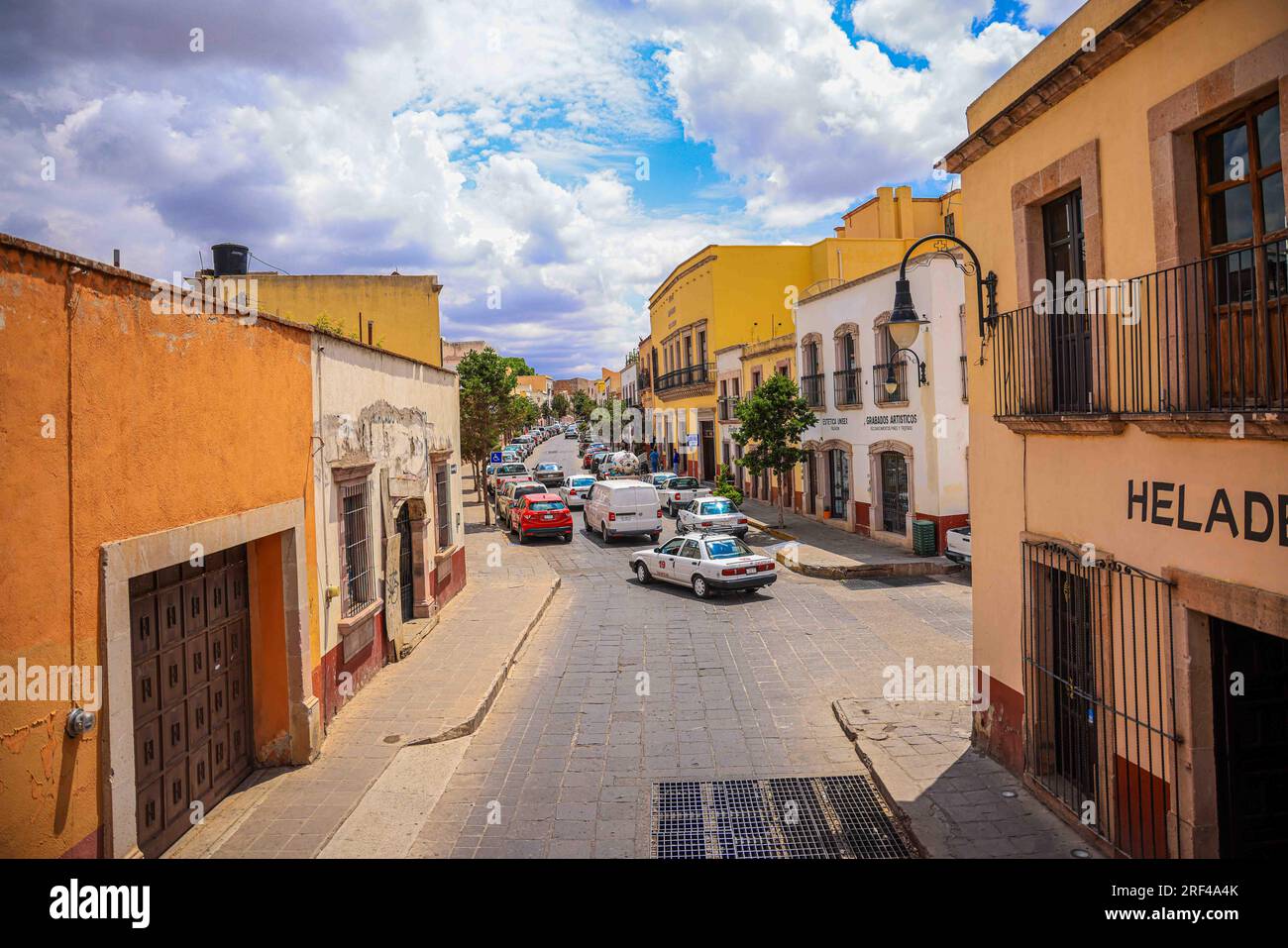 Zacatecas Mexico. Colonial zone of the capital city of the state of ...