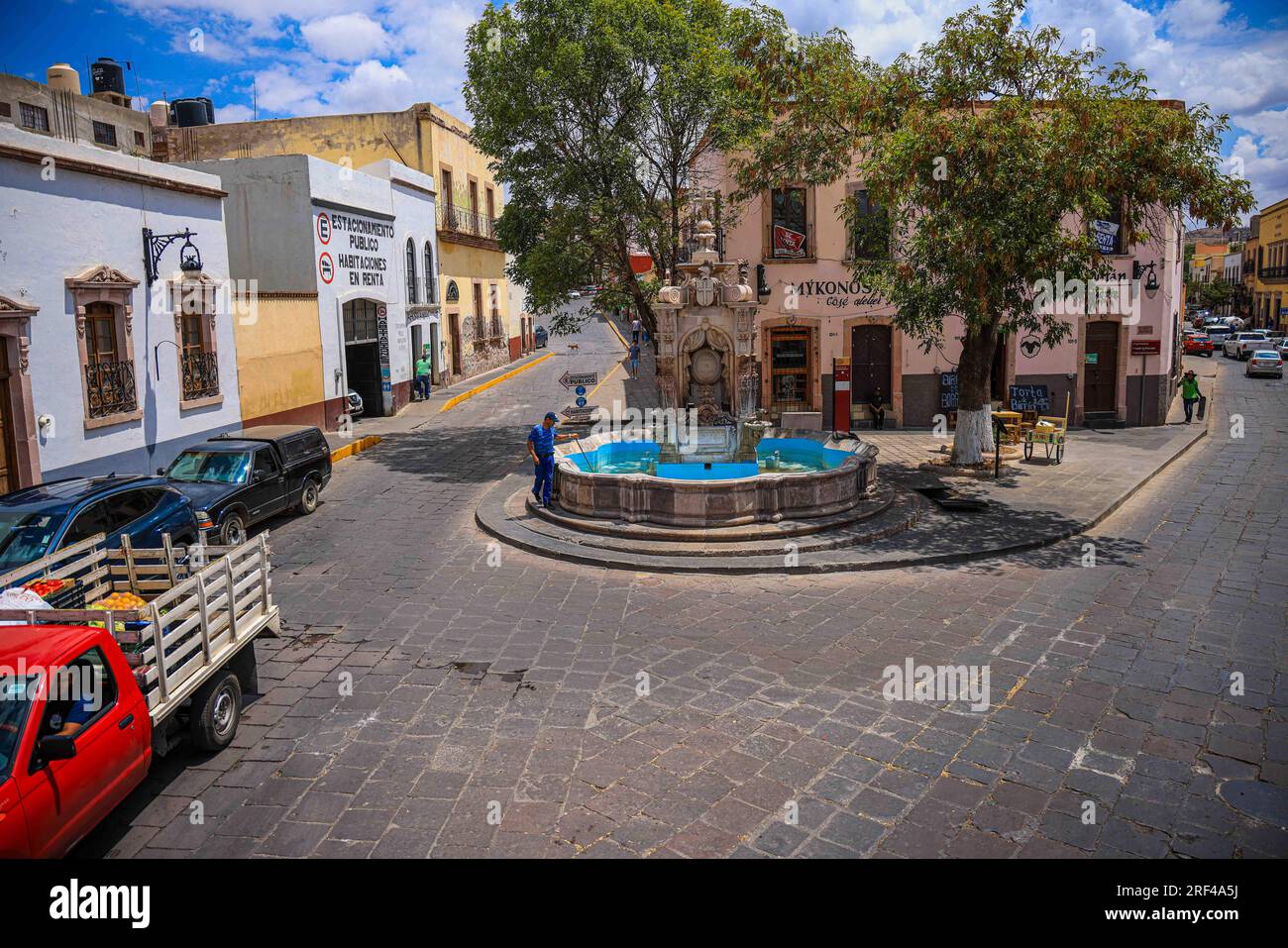 Zacatecas Mexico. Colonial zone of the capital city of the state of ...