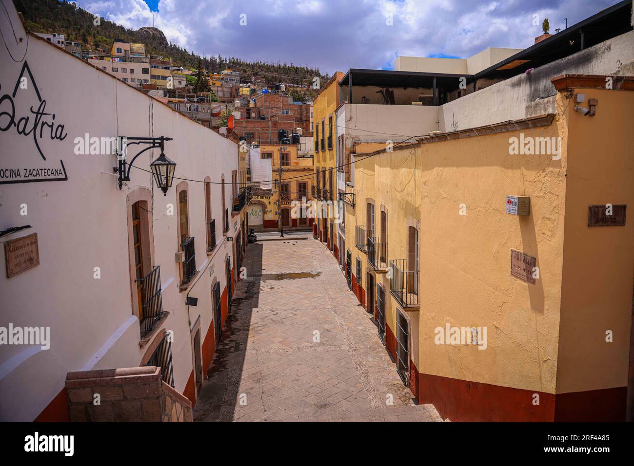Zacatecas Mexico. Colonial zone of the capital city of the state of ...