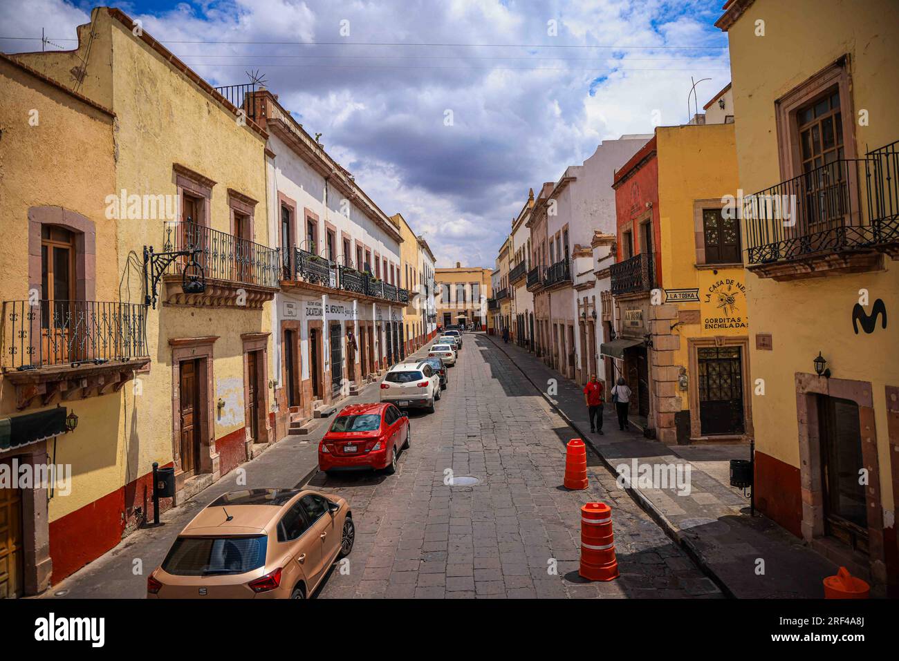 Zacatecas Mexico. Colonial zone of the capital city of the state of ...