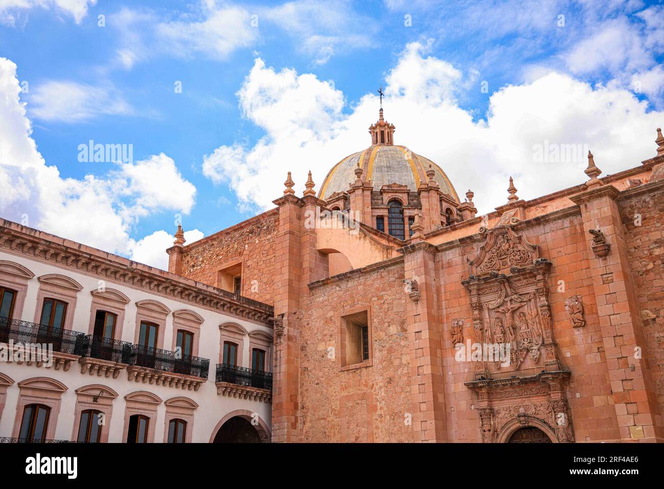 Zacatecas Mexico. Colonial zone of the capital city of the state of ...