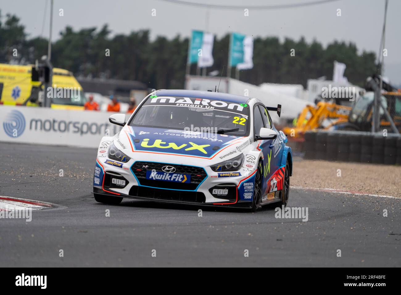 Darlington, UK. 29th July, 2023. First Practice during the British ...
