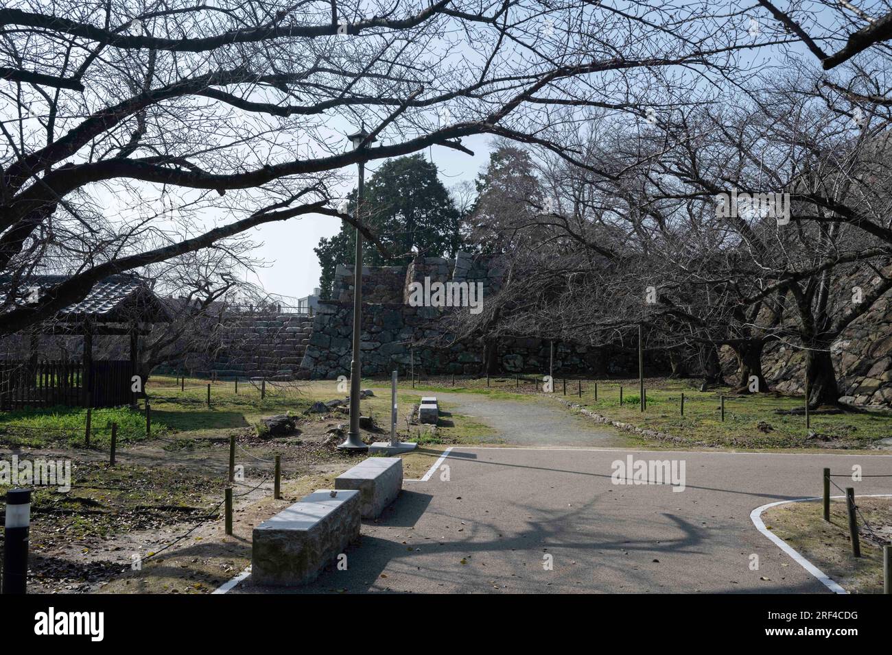 Fukuoka, Japan. 11th Mar, 2023. Views of the Fukuoka Castle Ruins (ç ...